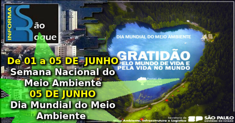 A Importância da Semana Nacional do Meio Ambiente e o Dia Mundial do ...